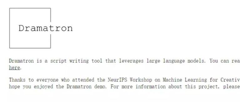 AI 编剧大师 #Dramatron – 大作社
